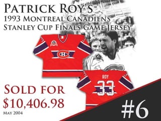 20 Most Expensive Stanley Cup Game Equipment Ever Sold by Classic ...