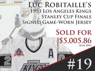 20 Most Expensive Stanley Cup Game Equipment Ever Sold by Classic ...