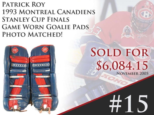 20 Most Expensive Stanley Cup Game Equipment Ever Sold by Classic ...