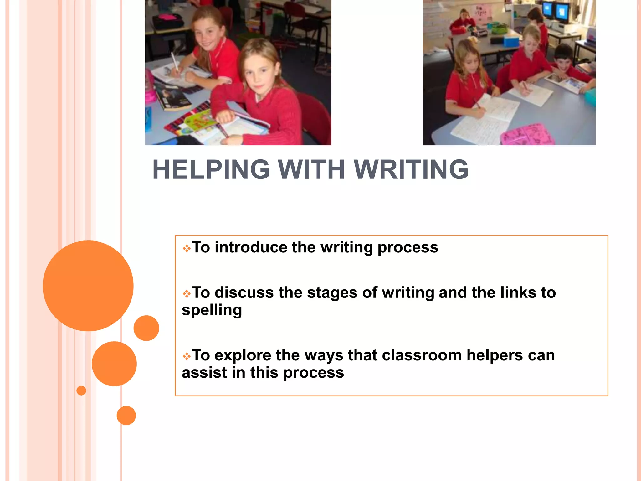 Parent presentation writing | PPT