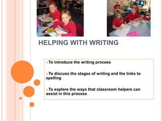 Parent presentation writing | PPT