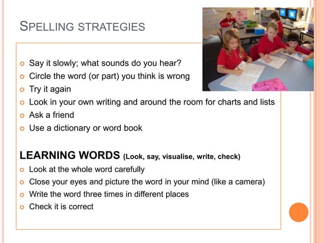 Parent presentation writing | PPT
