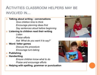 Parent presentation writing | PPT