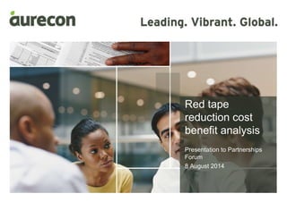 Red tape reduction cost benefit analysis | PPTX