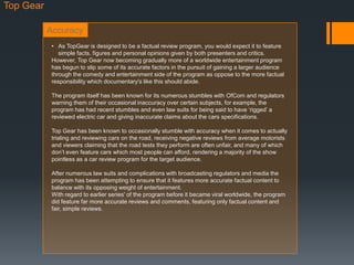 Presentation top gear | PPT
