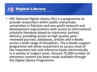 HEC digital Library of Pakistan | PPTX