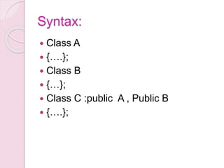 inheritance in C++ | PPT