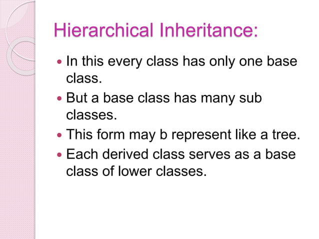 inheritance in C++ | PPT