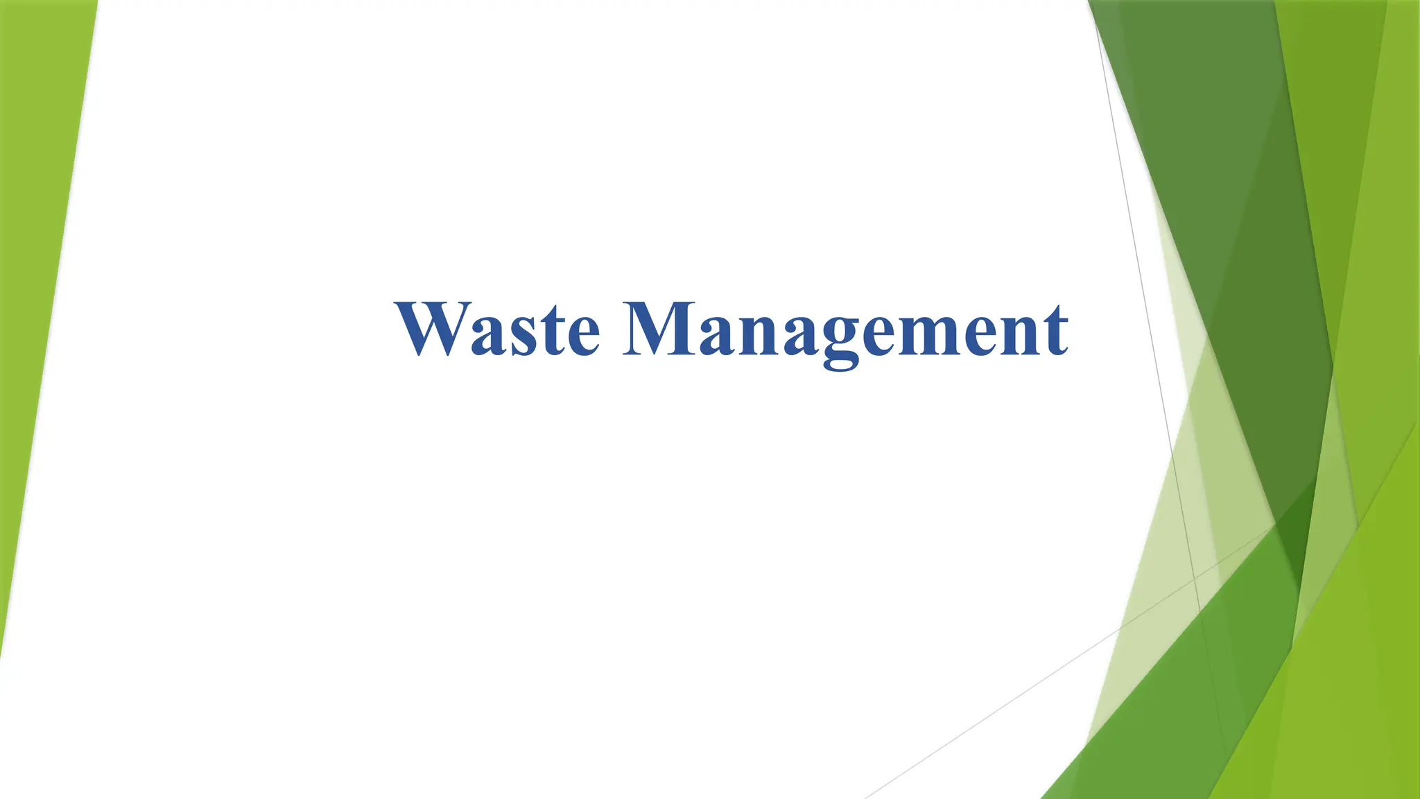 "Sustainable Waste Management: Strategies, Challenges, and Innovations ...