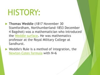 weddle's rule | PPTX