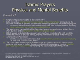 Benefits of prayers and wisdom of multiple prayers daily | PPT