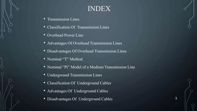 Presentation topic is transmission line | PPTX
