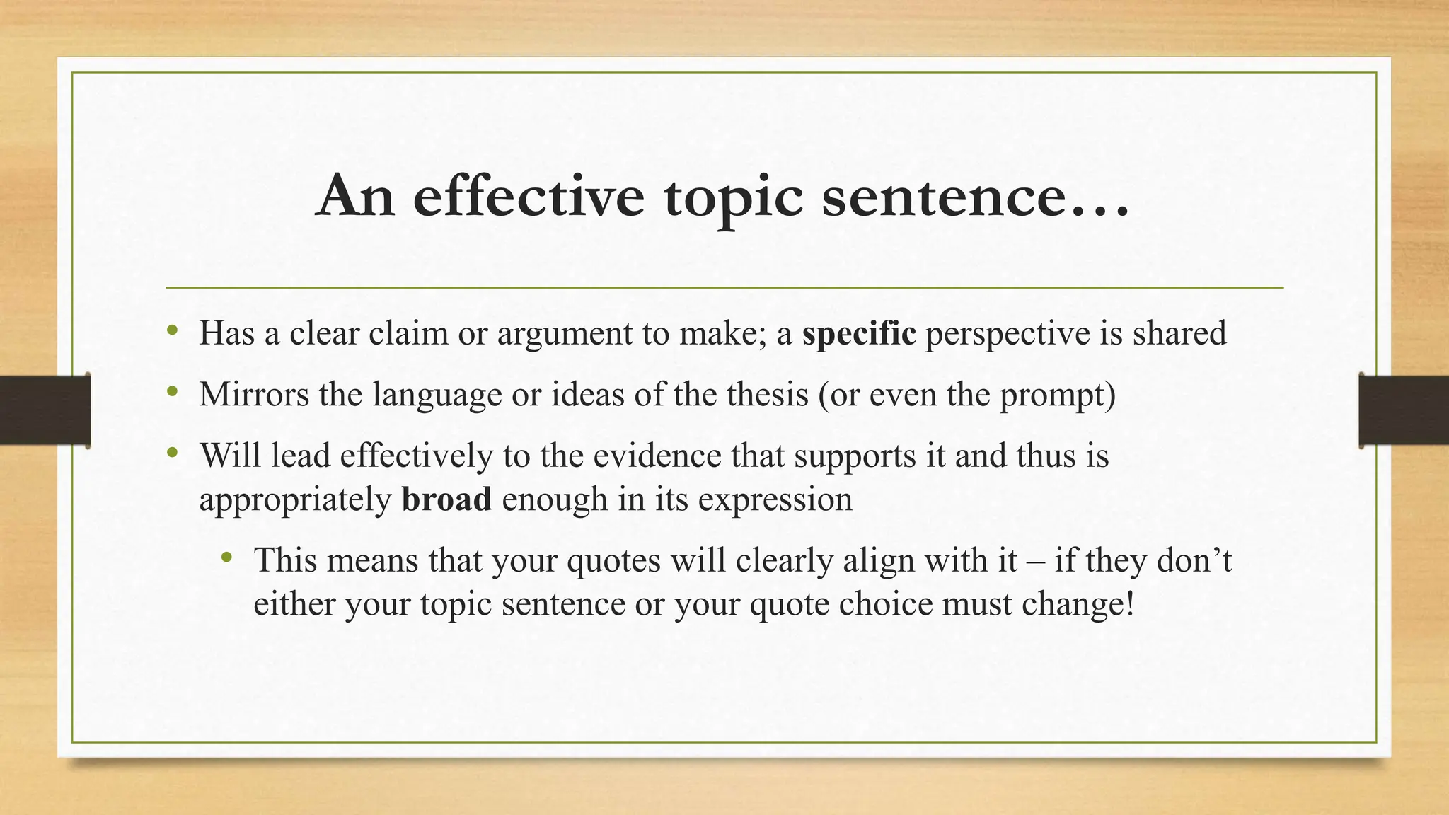 Presentation Topic Sentences.pptx | Single Life | Family and Relationships