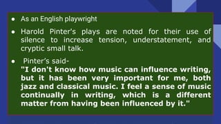 Political reading of The Birthday party by Harold Pinter | PDF