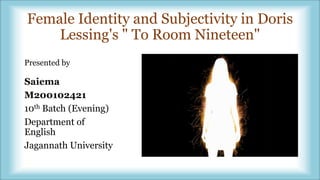 Presentation on To Room Nineteen | PPTX