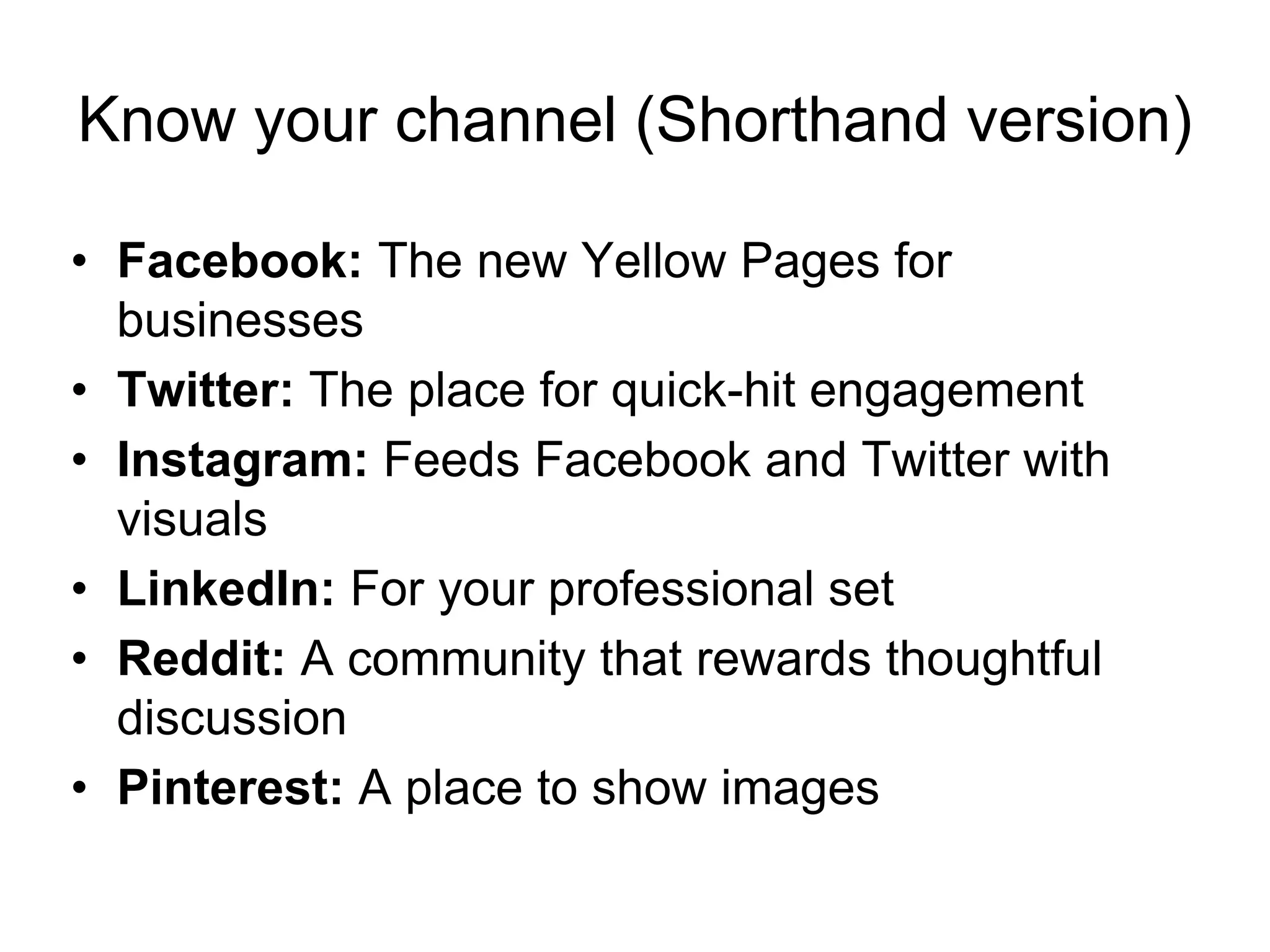 Presentation to social media journalism class | PPT