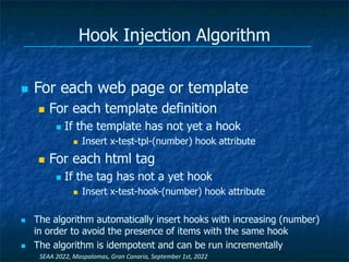 Towards the Generation of Robust E2E Test Cases in Template-based Web ...