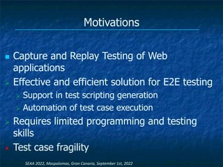 Towards the Generation of Robust E2E Test Cases in Template-based Web ...