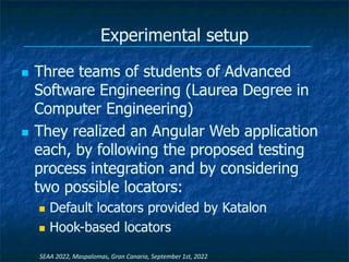Towards the Generation of Robust E2E Test Cases in Template-based Web ...