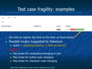 Towards the Generation of Robust E2E Test Cases in Template-based Web ...