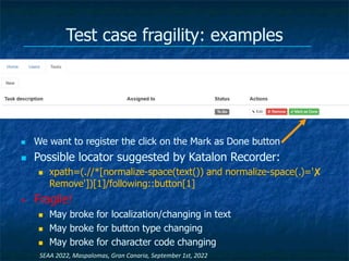 Towards the Generation of Robust E2E Test Cases in Template-based Web ...