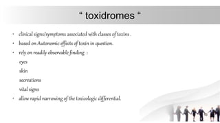 presentation toxidrome | PPTX