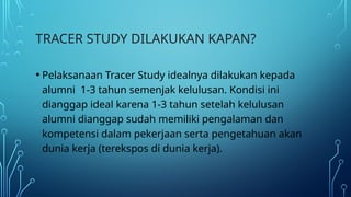 presentation tentang tracer study di sekolah | PPTX