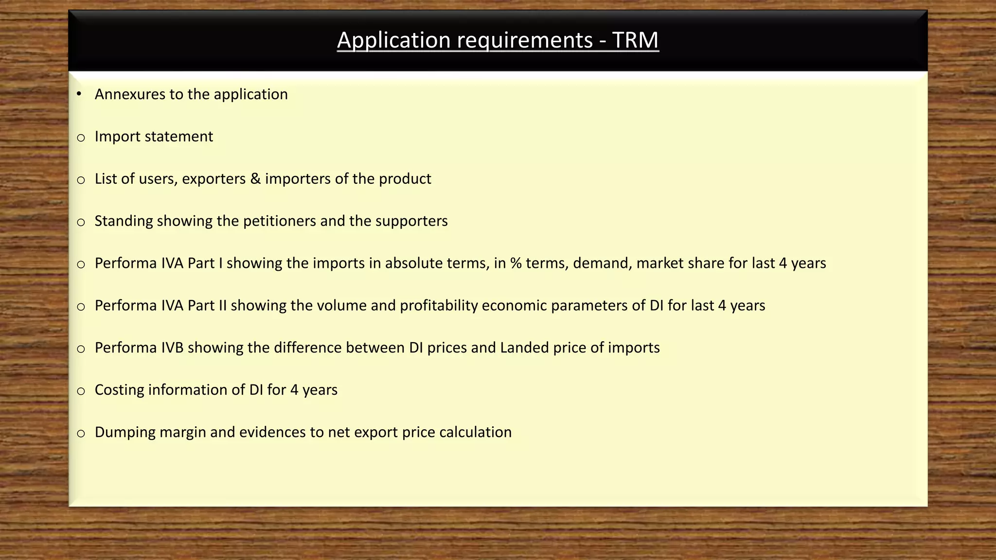 Presentation trade remedial measures | PPTX