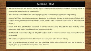 Presentation trade remedial measures | PPTX