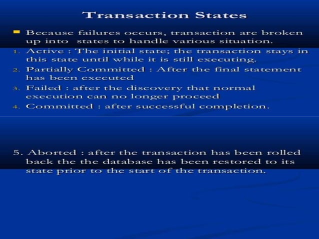 Presentation transaction | PPTX