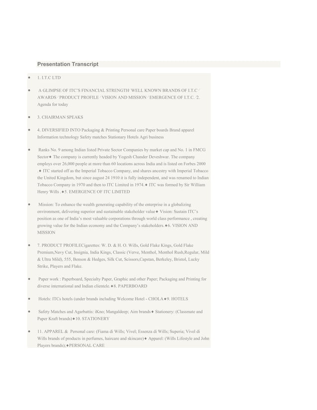 Presentation transcript | PDF