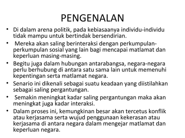SUMBER KUASA DUNIA DAN KESEIMBANGAN KUASA | PPT