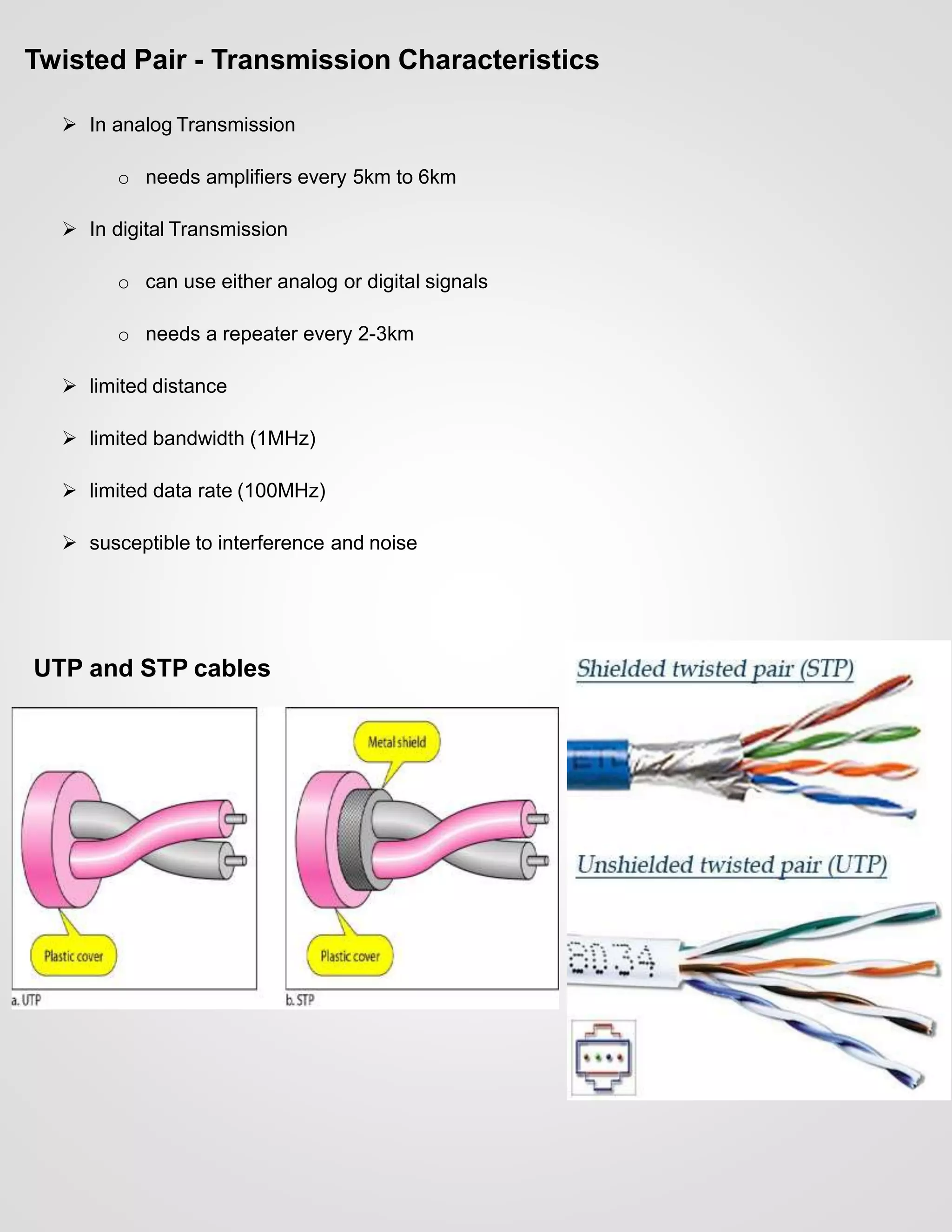 Transmission Media, Guided and unguided transmission media | PPTX | Computer Networking | Computing