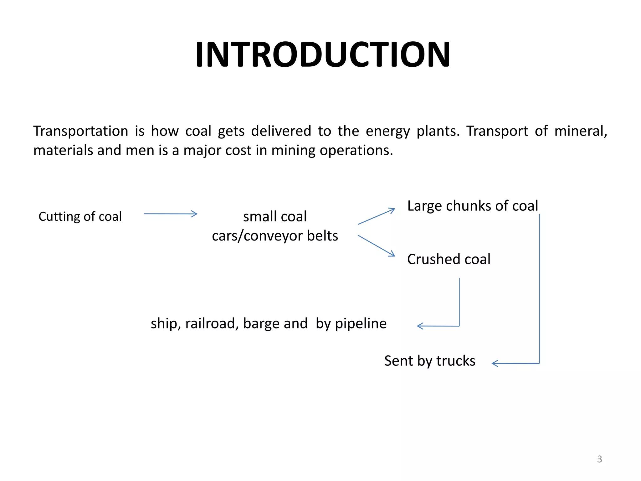 Coal Transportation Methods | PPTX