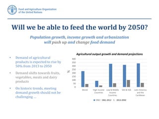 The future of food and agriculture: Trends and challenges | PPTX