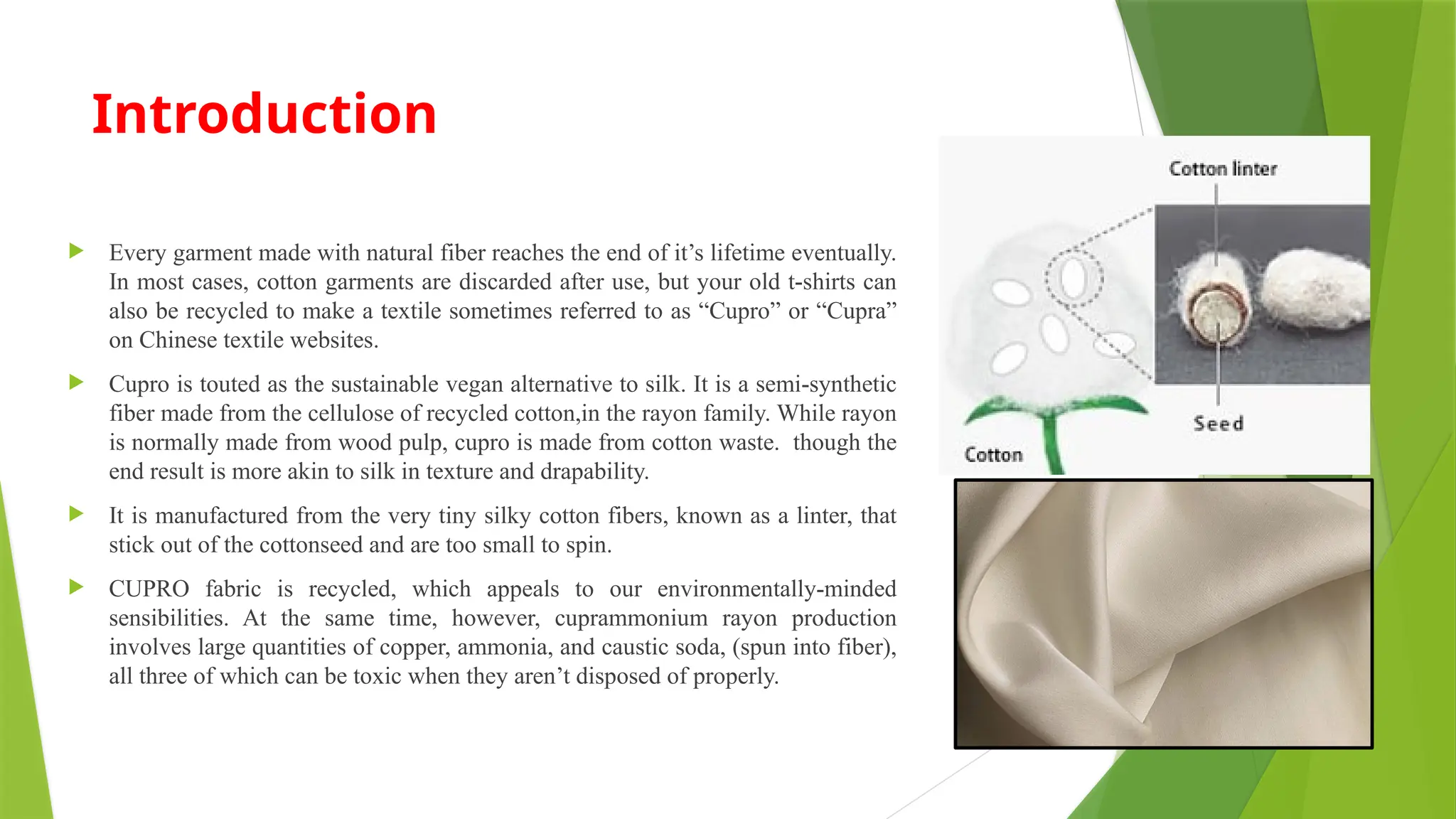 CUPRRO TEXTILE SCIENCE FABRIC MAKING .pptx