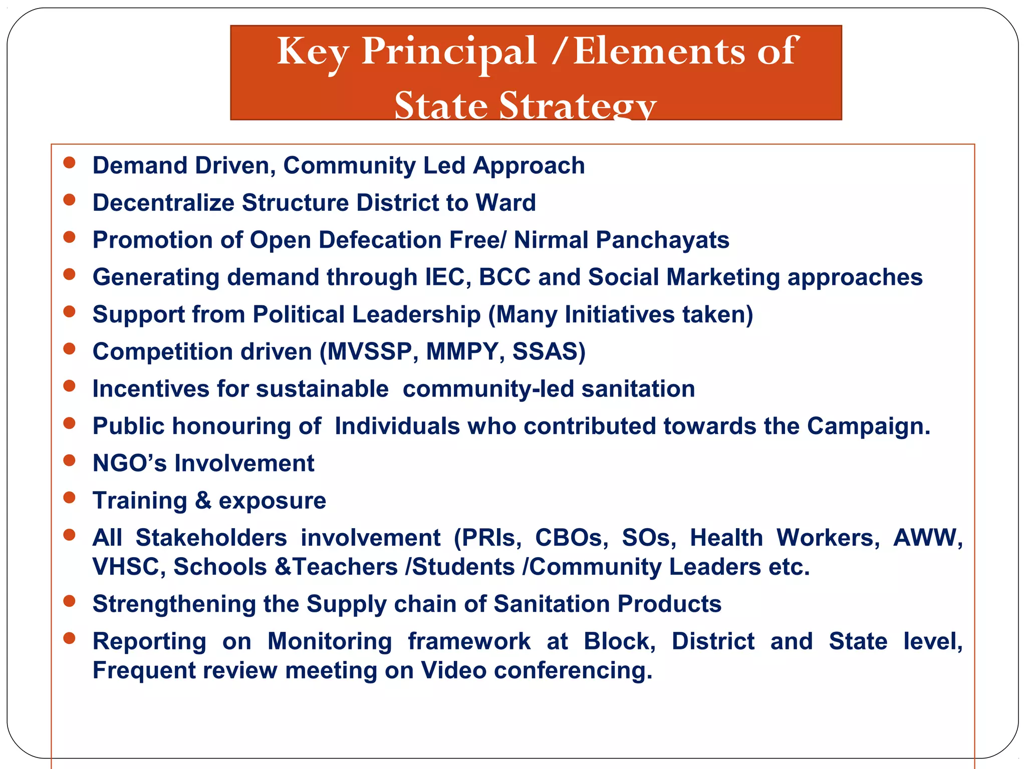 Total Sanitation Campaign In Himachal Pradesh Vikramjit 2012 Ppt