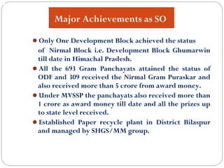 Total Sanitation Campaign In Himachal Pradesh Vikramjit 2012 Ppt