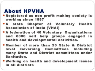 Total Sanitation Campaign In Himachal Pradesh Vikramjit 2012 Ppt