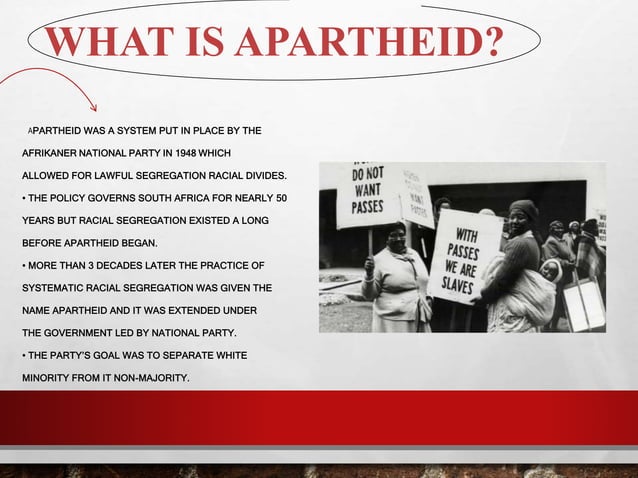 APARTHEID PRESENTATION GR11 | PPTX