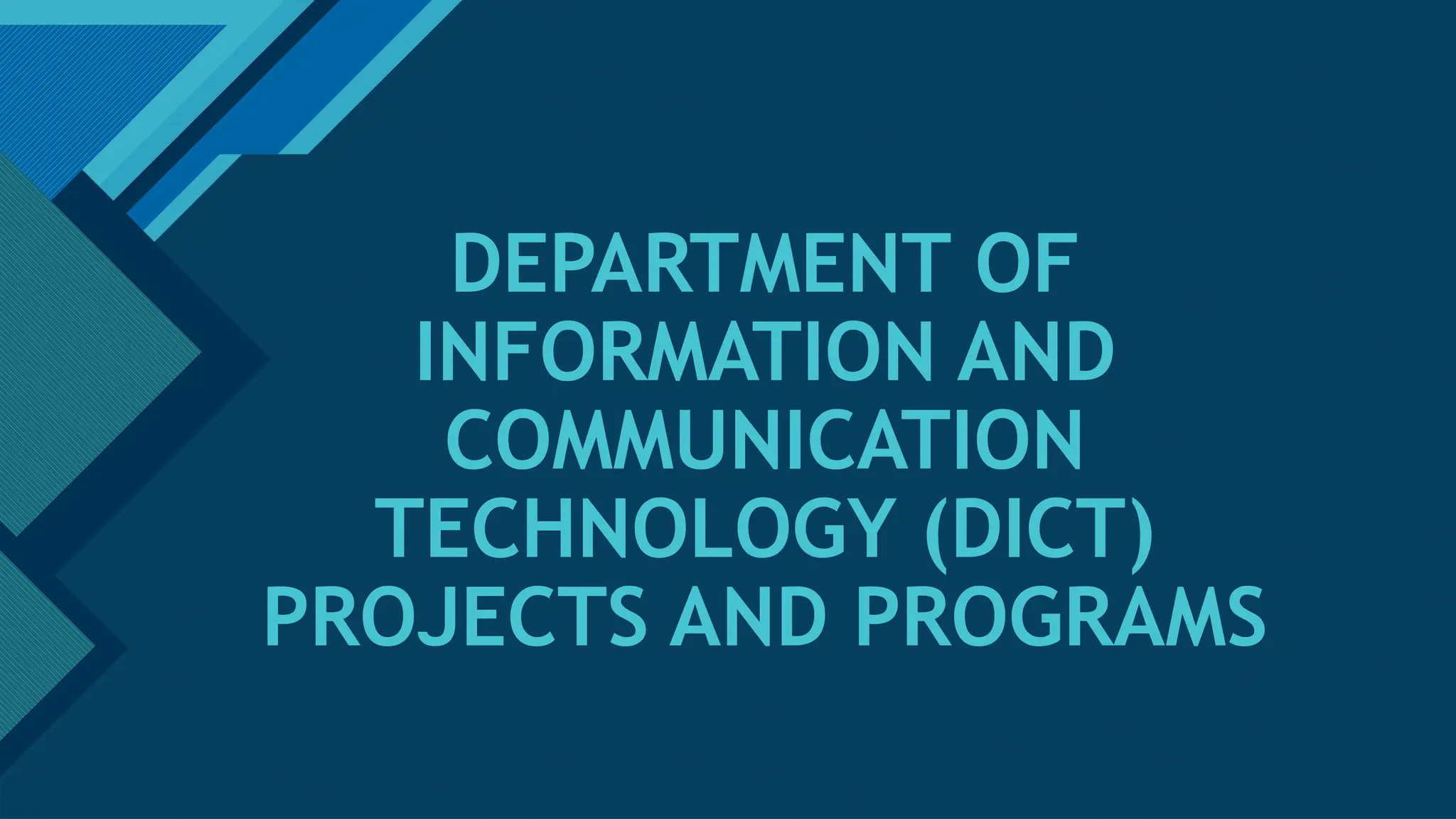Presentation DICT programs and projects TTL1.pptx