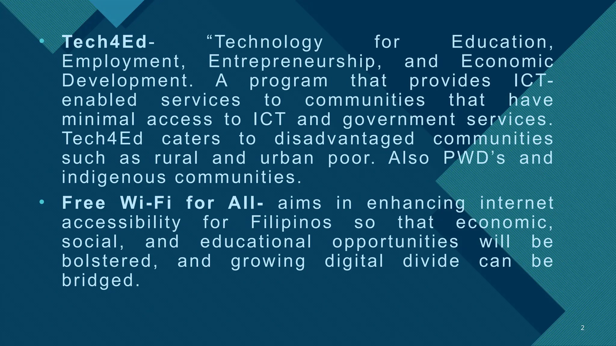 Presentation DICT programs and projects TTL1.pptx