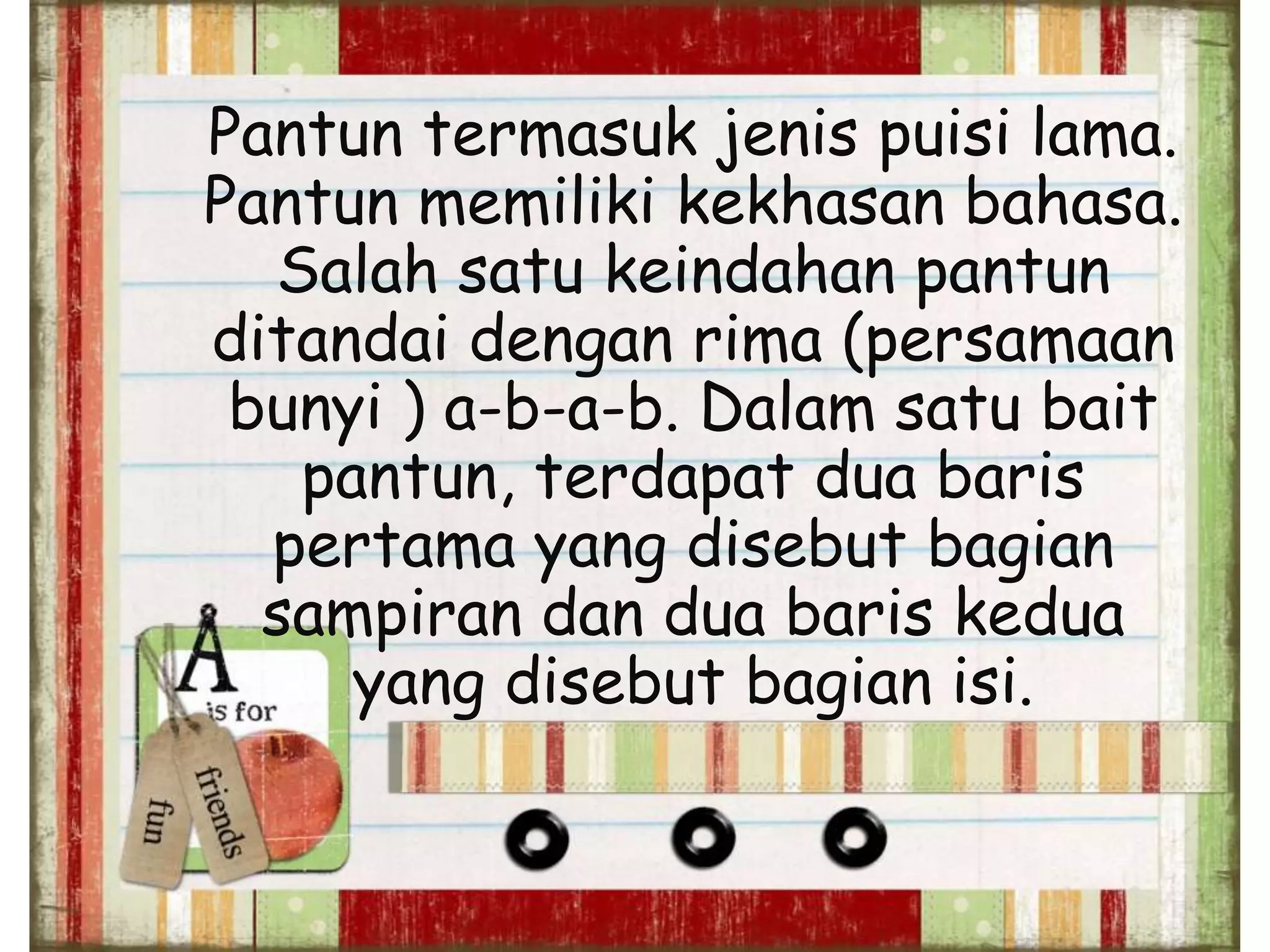 PPT animasi pantun | PPTX