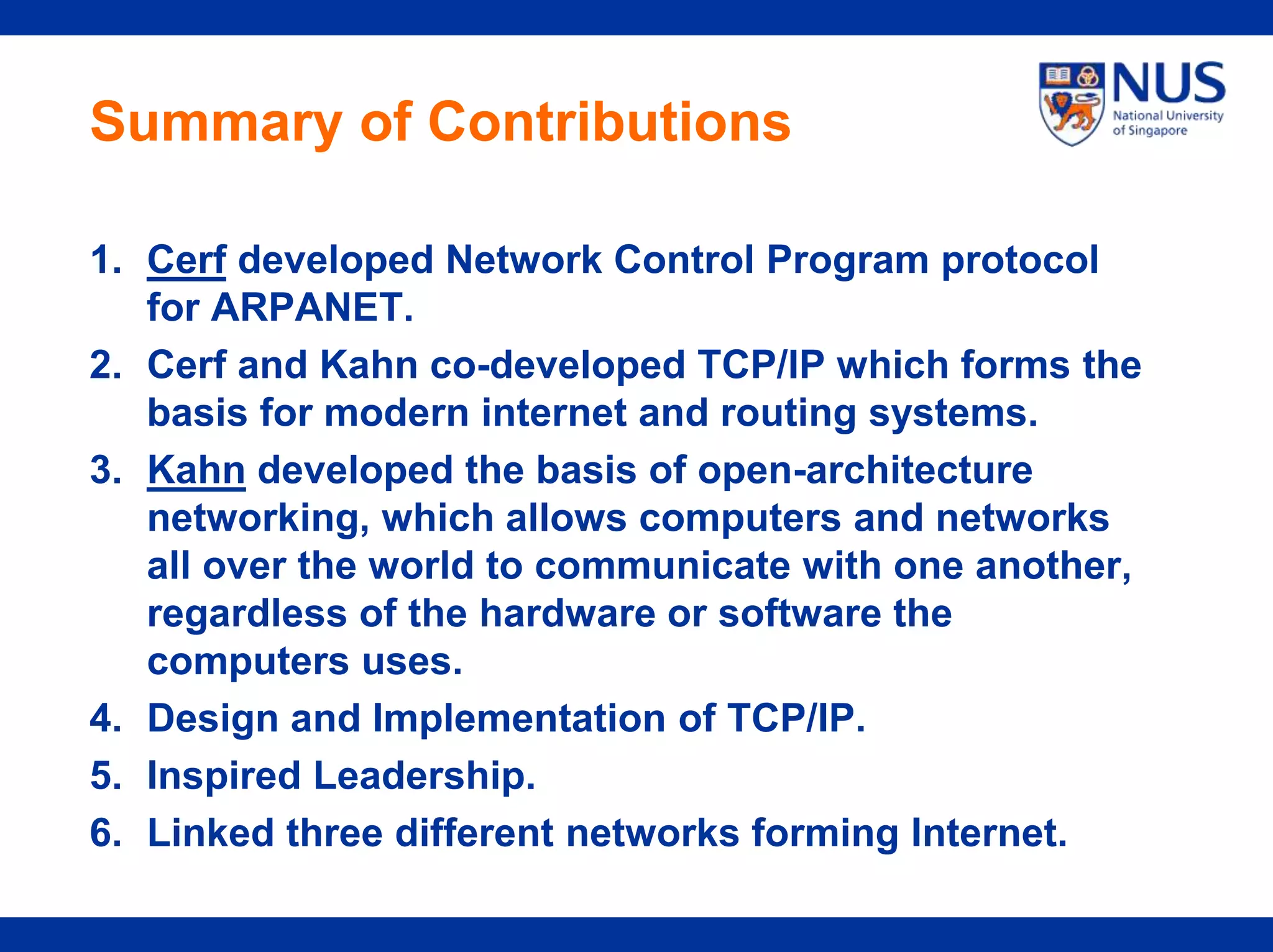 Turing Award Winners 2004 | PPTX