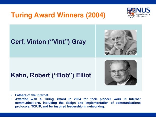 Turing Award Winners 2004