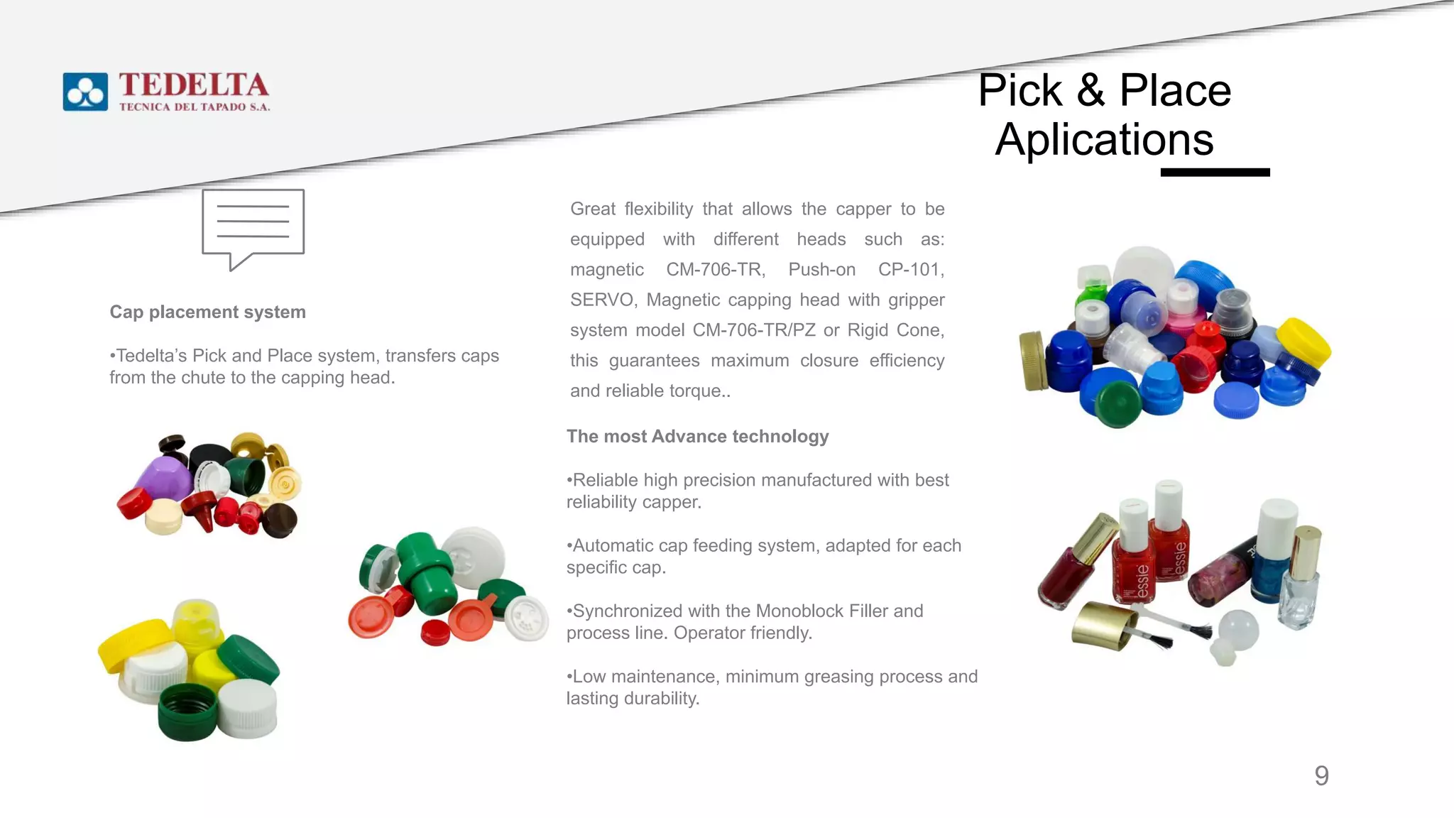 Machines & turret presentation, Pick and place system.ppt