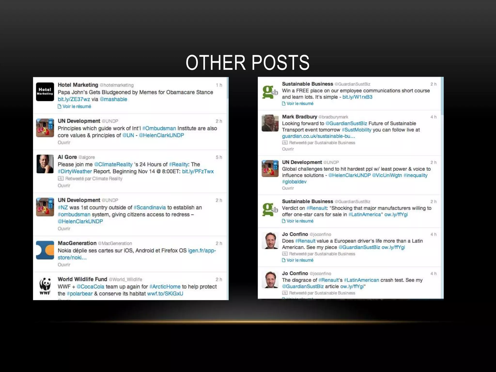 Presentation Twitter Posts Pptx