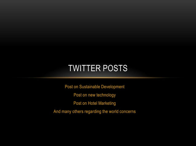 Presentation twitter posts | PPTX
