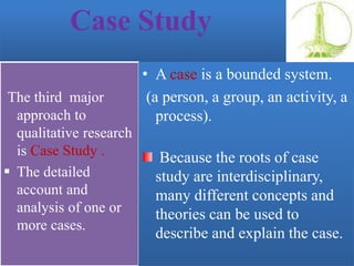 Presentation types of qualitative research | PPTX
