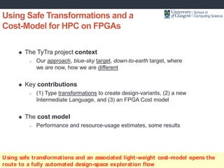 Towards Automated Design Space Exploration and Code Generation using Type Transformations | PPT